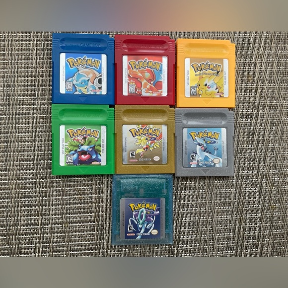 Video Games & Consoles | Pokemon Gbc Gameboy Color Games 7 | Poshmark